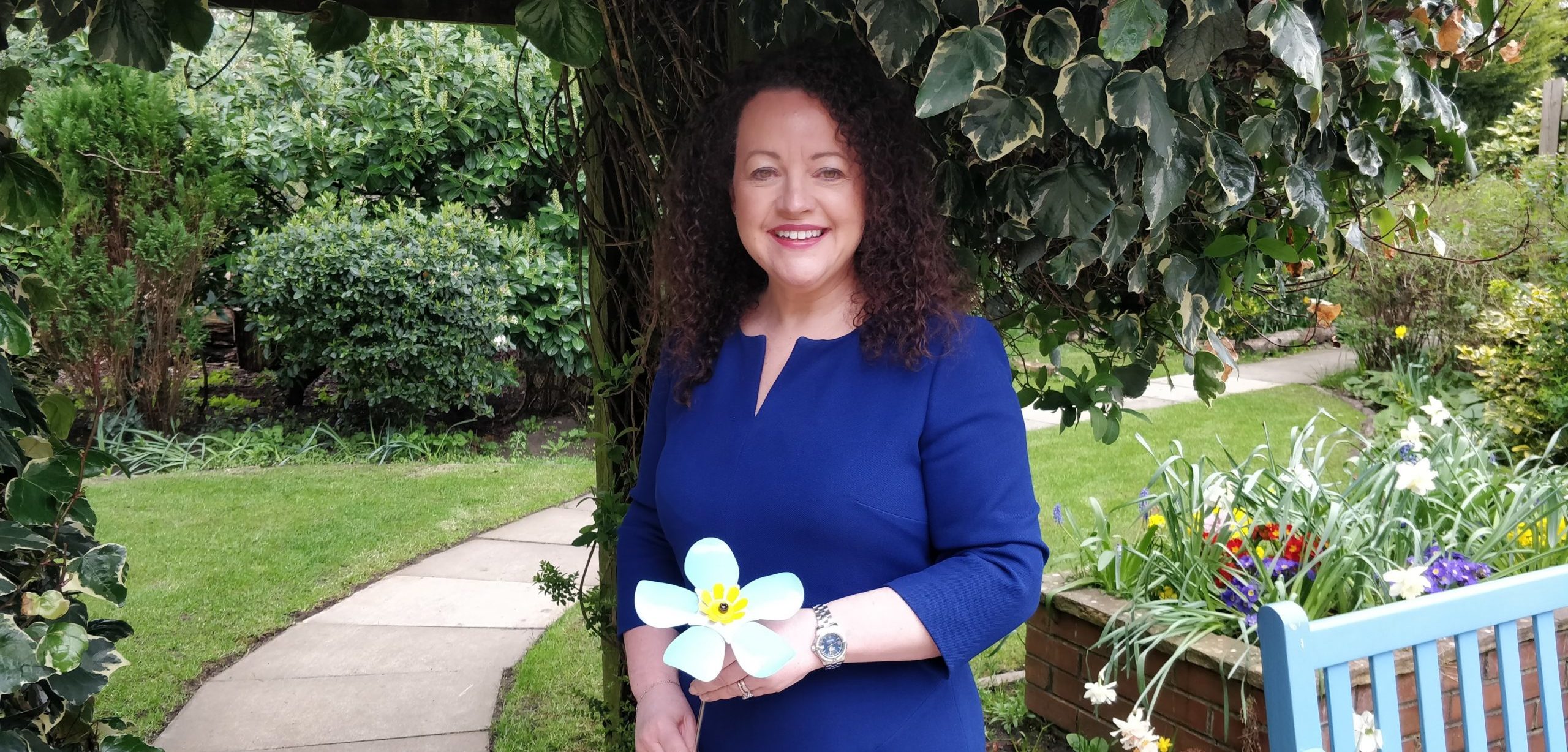 Rachel McMillan On Our Forget me not Appeal St Ann s Hospice rachel-mcmillan-on-our-forget-me-not-appeal-st-ann-s-hospice